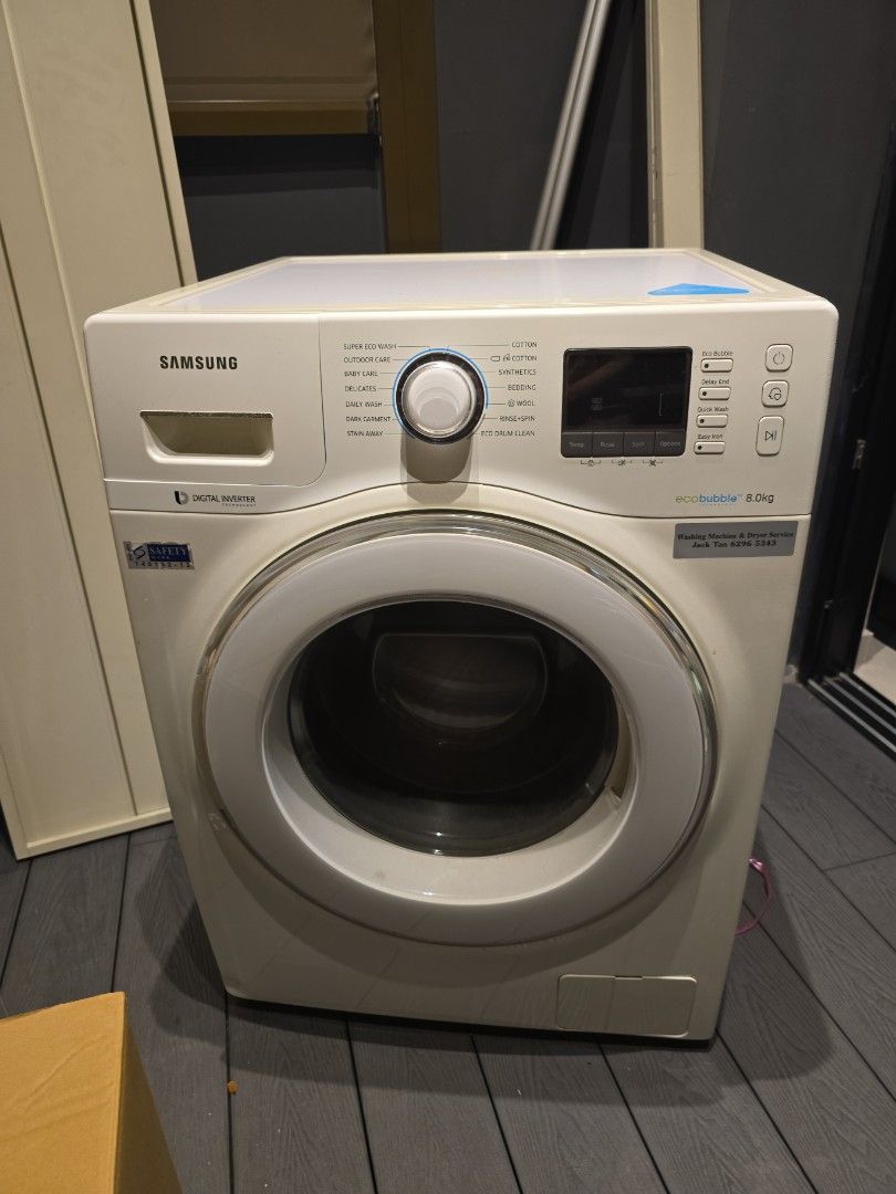 Samsung Washing Machine - 8.0kg, TV & Home Appliances, Washing Machines ...