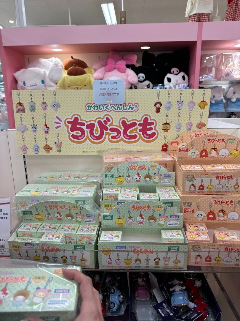 SANRIO CHARACTERS JAPANESE SWEETS / SNACKS SECRET BLIND BOX KEYCHAIN ...