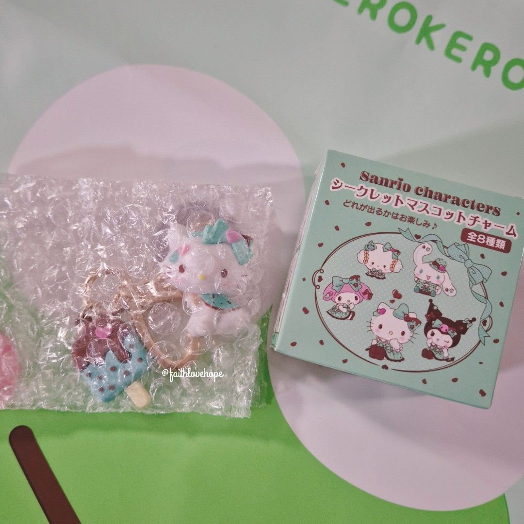 ♡Charmmy Kitty Chocolate Mint Keyring/Keychain Charm, Hobbies & Toys ...