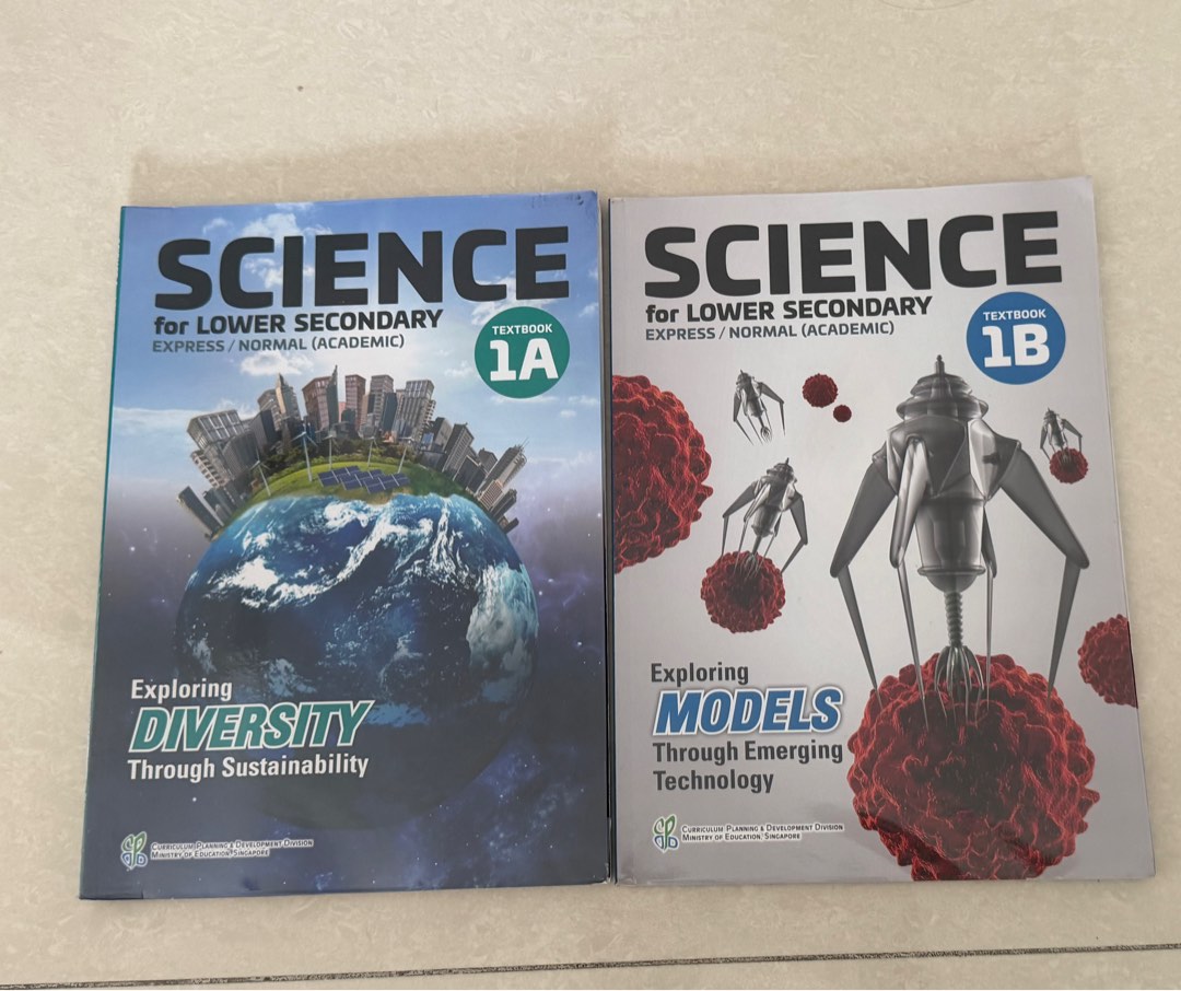 Science Textbook 1A & 1B for Lower Secondary, Hobbies & Toys, Books ...