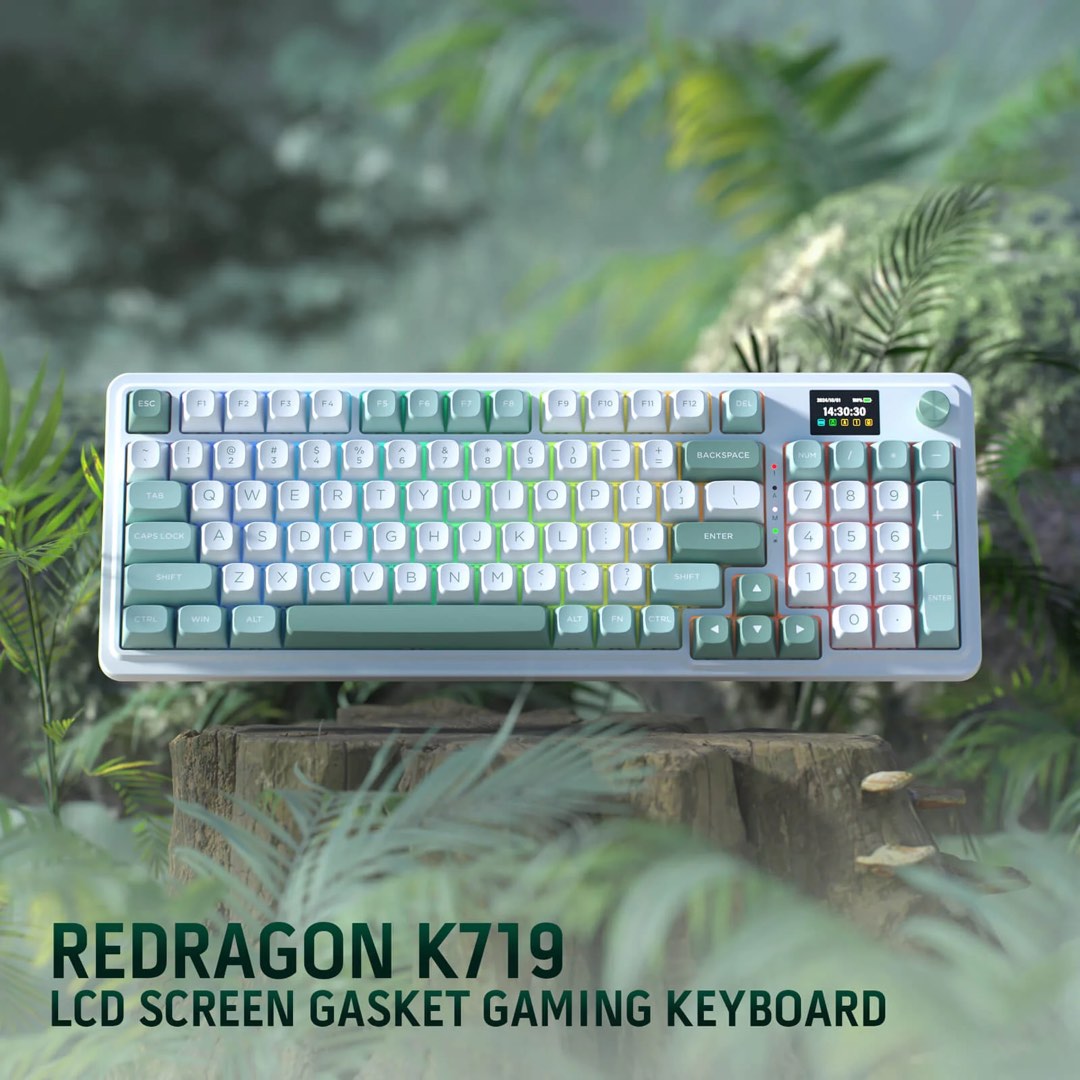 [SG STOCK 🇸🇬] Redragon GALATIN PRO K719 Mechanical Full Size Compact ...