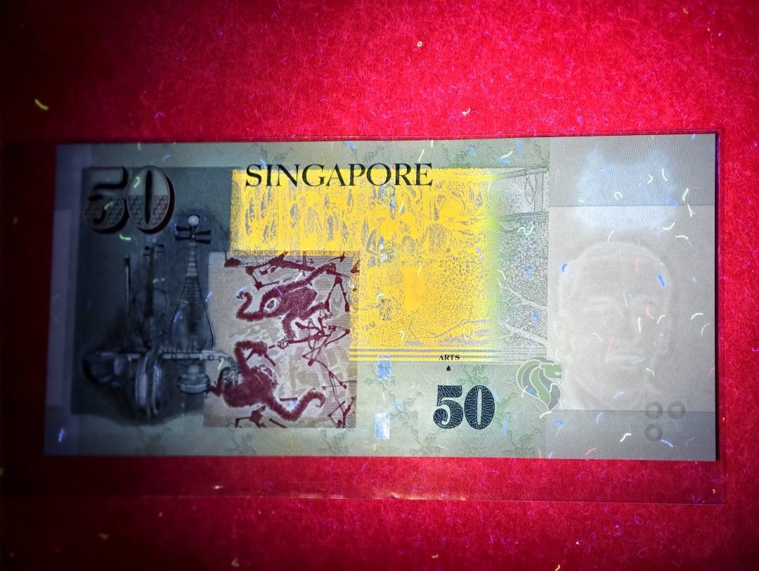 🇸🇬Singapore 1999📅Fourth Edition Portrait Series $50 Dollars Signed by ...