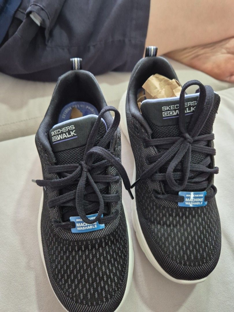 Skechers GO WALK FLEX - Kali - Black/Lavender - US 6, Women's Fashion ...