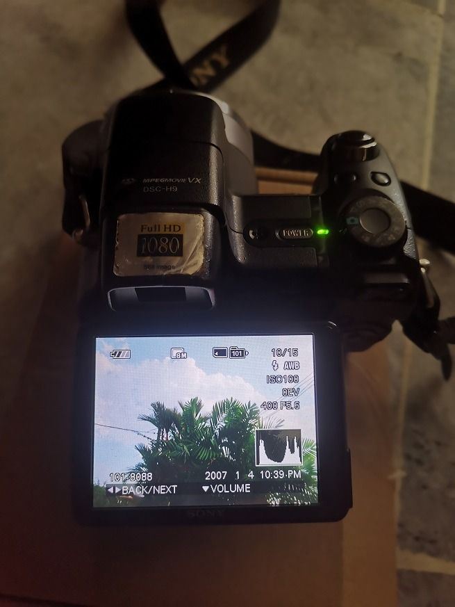 Sony Cyber-shot ccd DSC-H9 8.1 Mp 15x Optical zoom ,NightShot Function ...