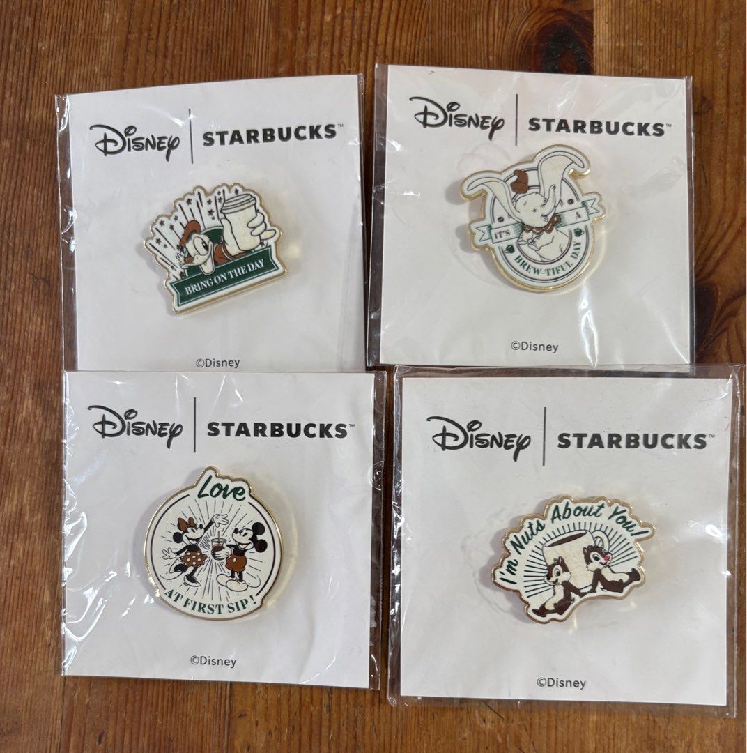 Starbucks x Disney Pin (various design), Hobbies & Toys, Memorabilia ...