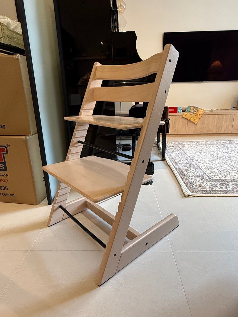 Stokke Tripp Trapp High Chair - Natural, Babies & Kids, Nursing ...