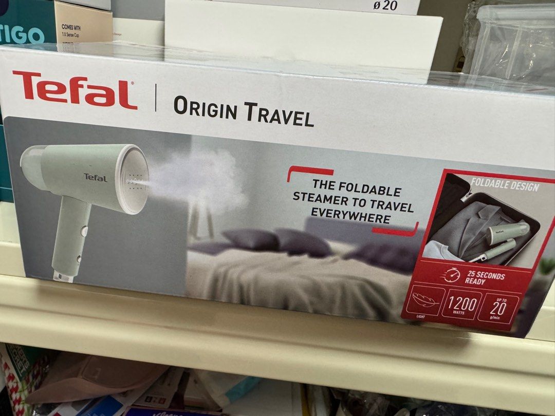 Tefal Origin Travel Foldable Garment Steamer, TV & Home Appliances ...
