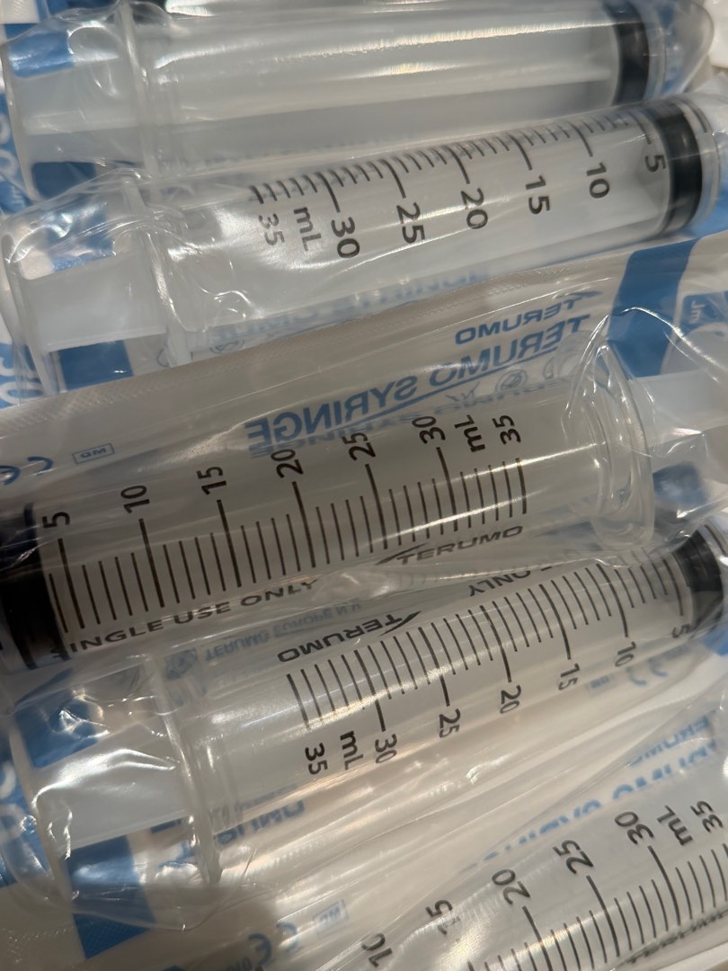 Terumo Syringe 30ml - Sterile (NICU), Health & Nutrition, Medical ...