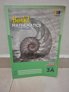Think! Mathematics Workbook Secondary 3A, Hobbies & Toys, Books ...