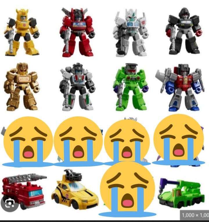 Transformers Blokees Defender Near Complete set of 11 No Card , No Box ...