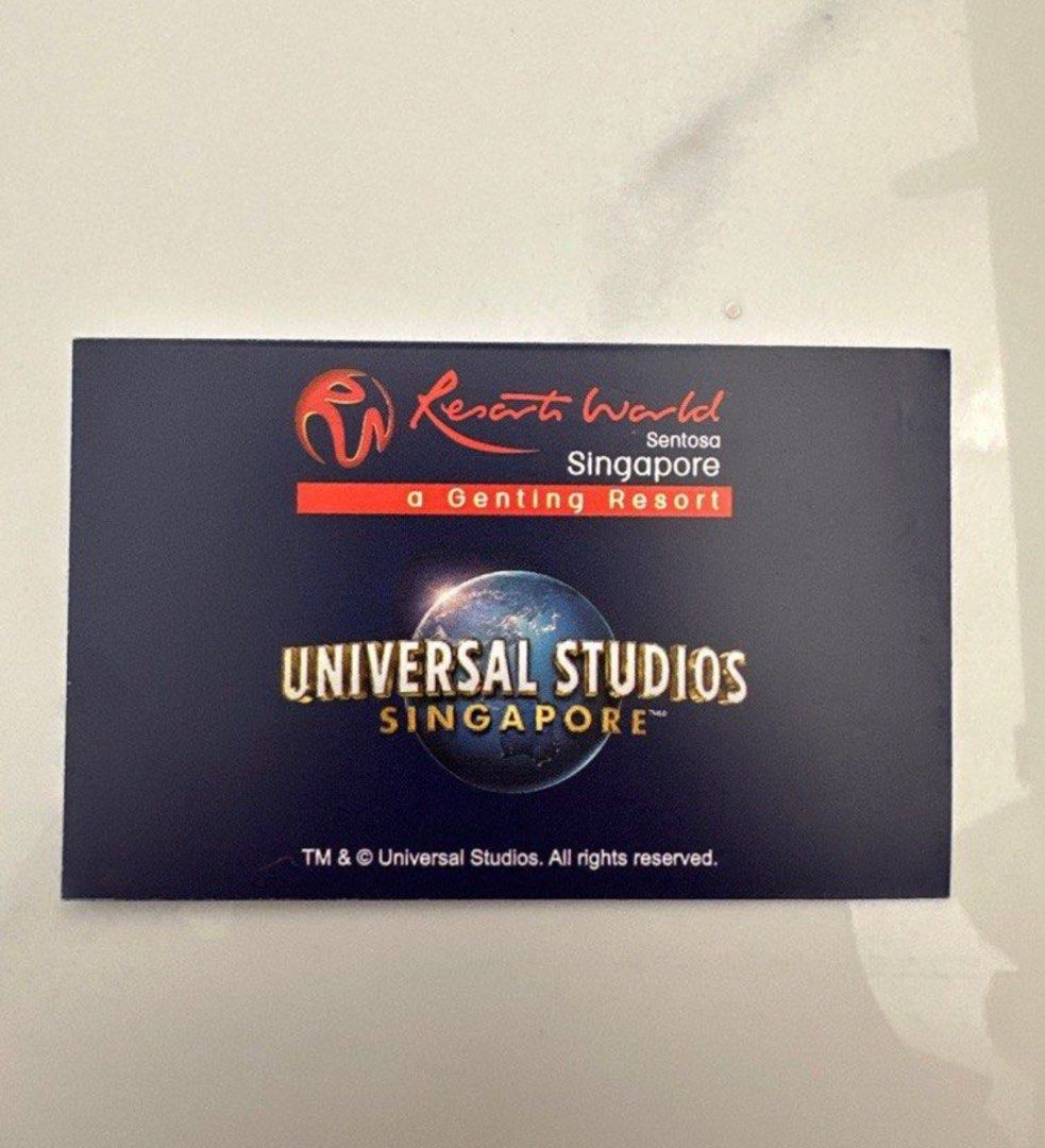 Universal Studios Singapore Ticket (1x), Tickets & Vouchers, Local ...
