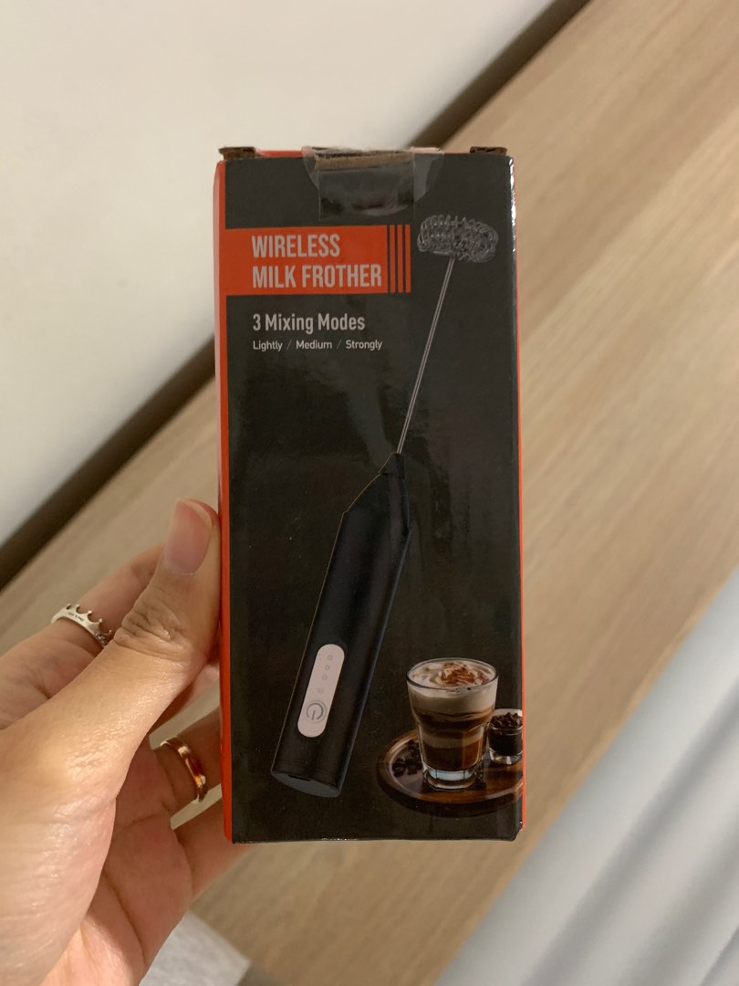 Wireless Milk Frother - 3 Mixing Modes, TV & Home Appliances, Kitchen ...