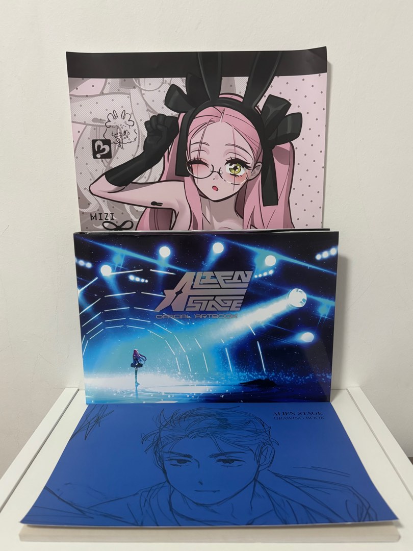 wts alien stage offical artbook and sketchbook+ mizi baniste poster ...