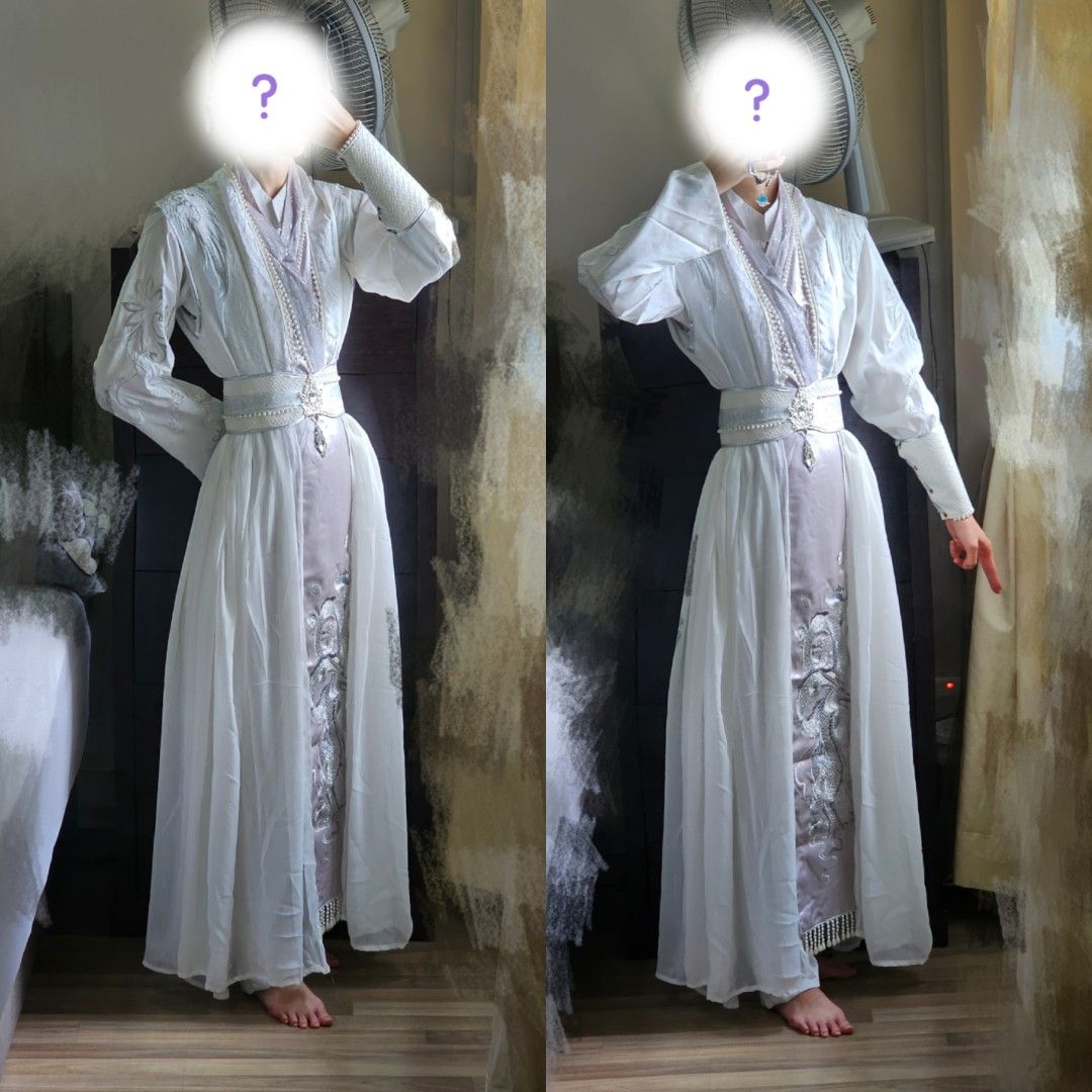 [💰WTS/ 🔃Trades] 古风 Grey Hanfu 汉服/ SVSSS Scum Villain Self Saving System ...