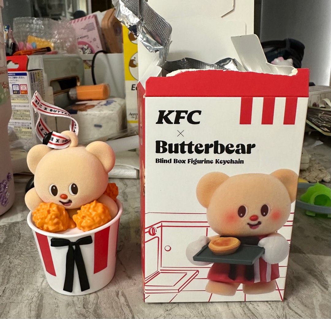 [WTS/WTT] KFC x Butterbear Blindbox Figurine Keychain, Hobbies & Toys ...