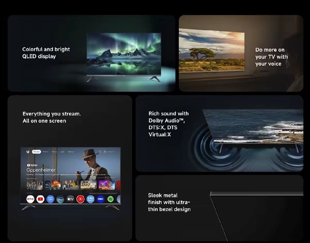 Xiaomi TV 43" 4K Ultra HD Smart TV 2026. Brand new seal in box, TV ...