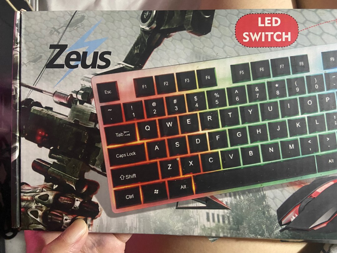 Zeus Combo Gamer K001 Led Switch KEYBOARD ONLY, Computers & Tech, Parts ...