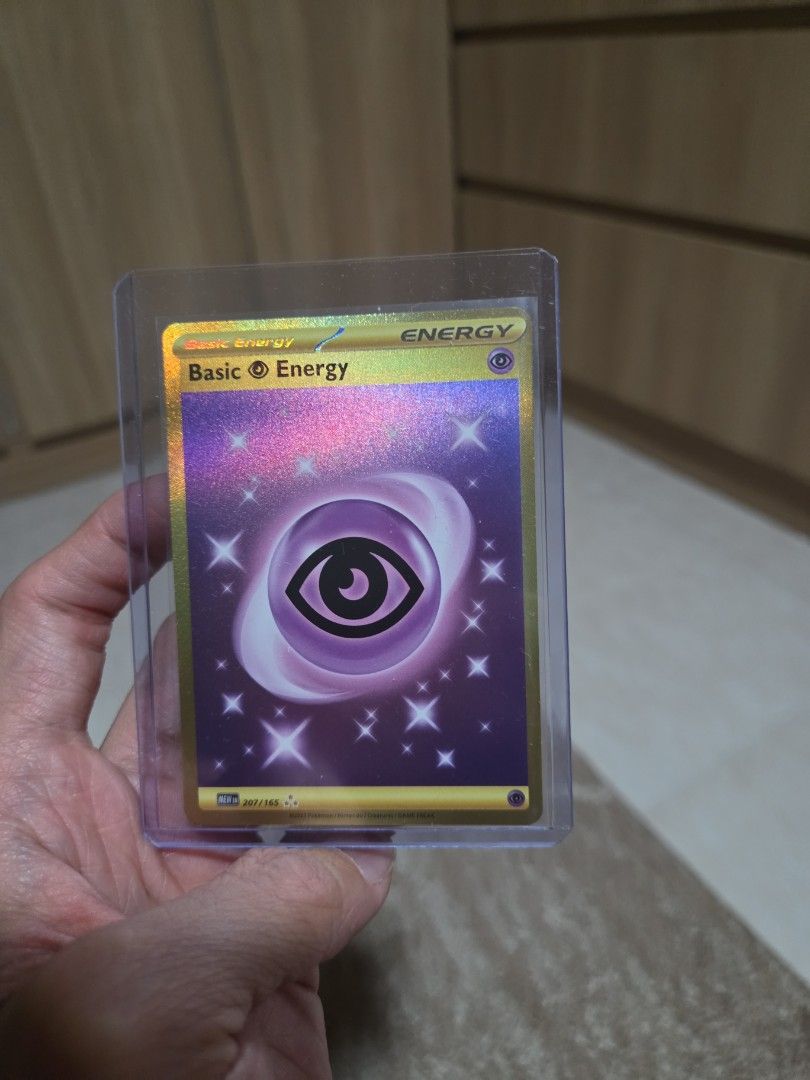 151 Psychic Energy Gold Hyper Rare 207/165, Hobbies & Toys, Toys ...
