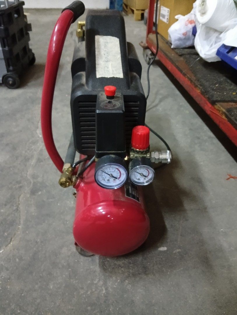 240V Electric 1.5HP Air Compressor - Red, Everything Else on Carousell