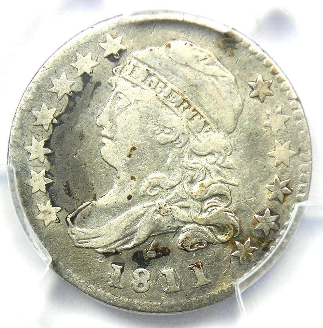 1811 Capped Bust Dime 10C Coin PCGS Certified Rare Early Date, Hobbies ...