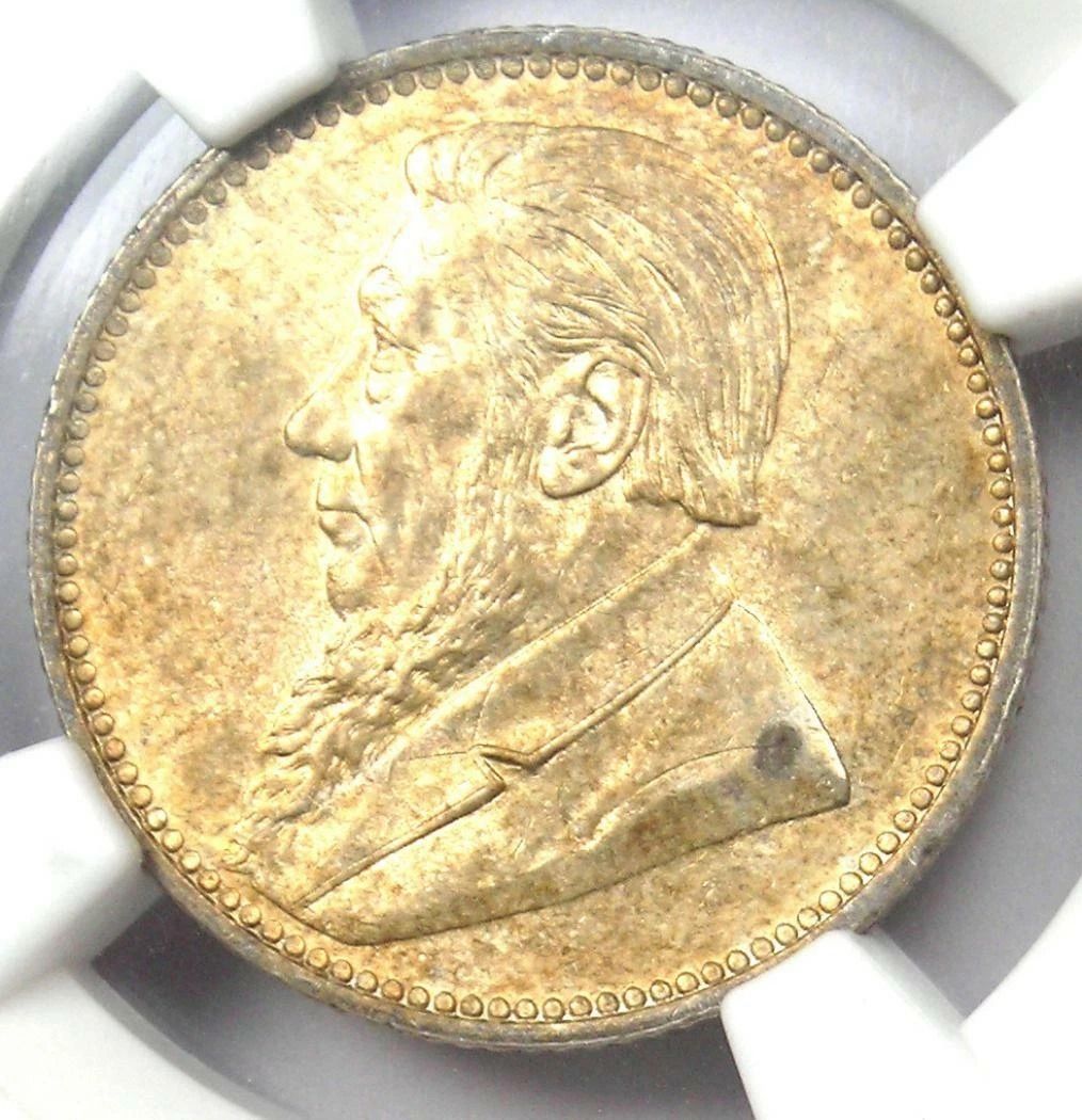 1896 Zar 6D South Africa Coin NGC MS63 Rare Date, Hobbies & Toys ...
