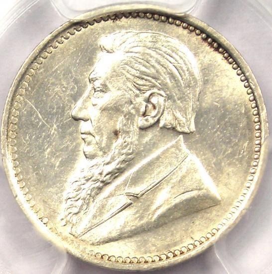 1897 3D Threepence South Africa PCGS MS63 Rare Zar Coin, Hobbies & Toys ...
