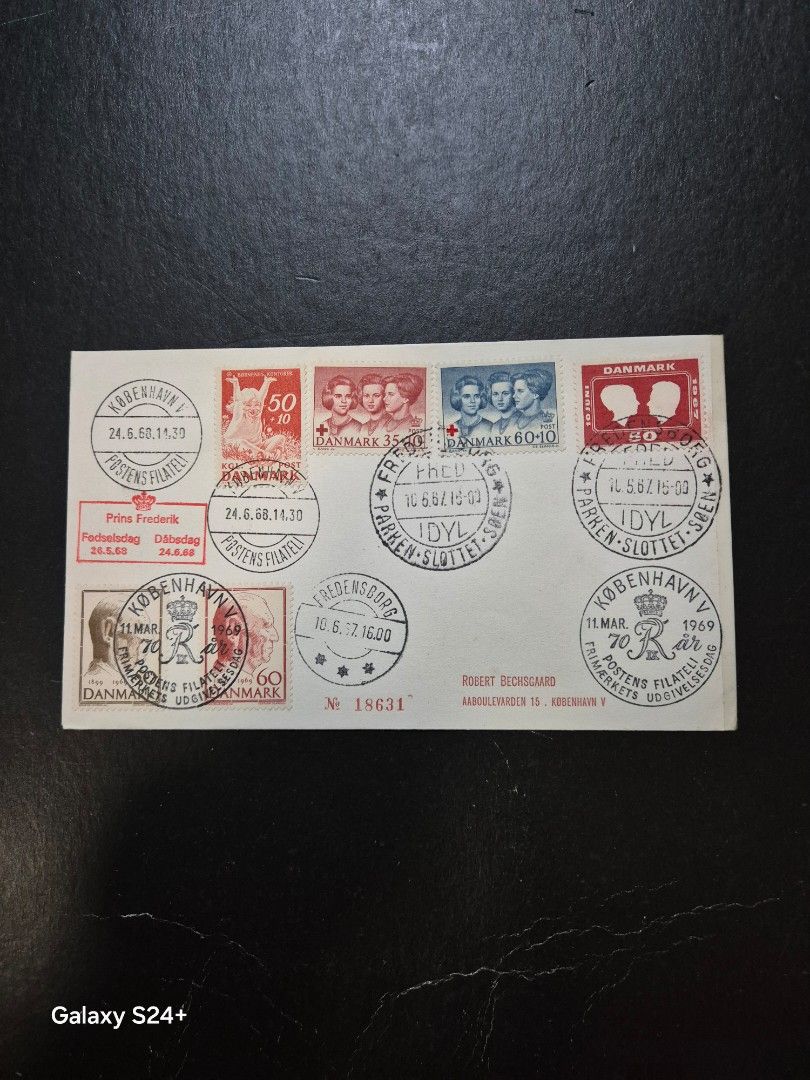 1969 Denmark commerative cover with multiple cancellations., Hobbies ...
