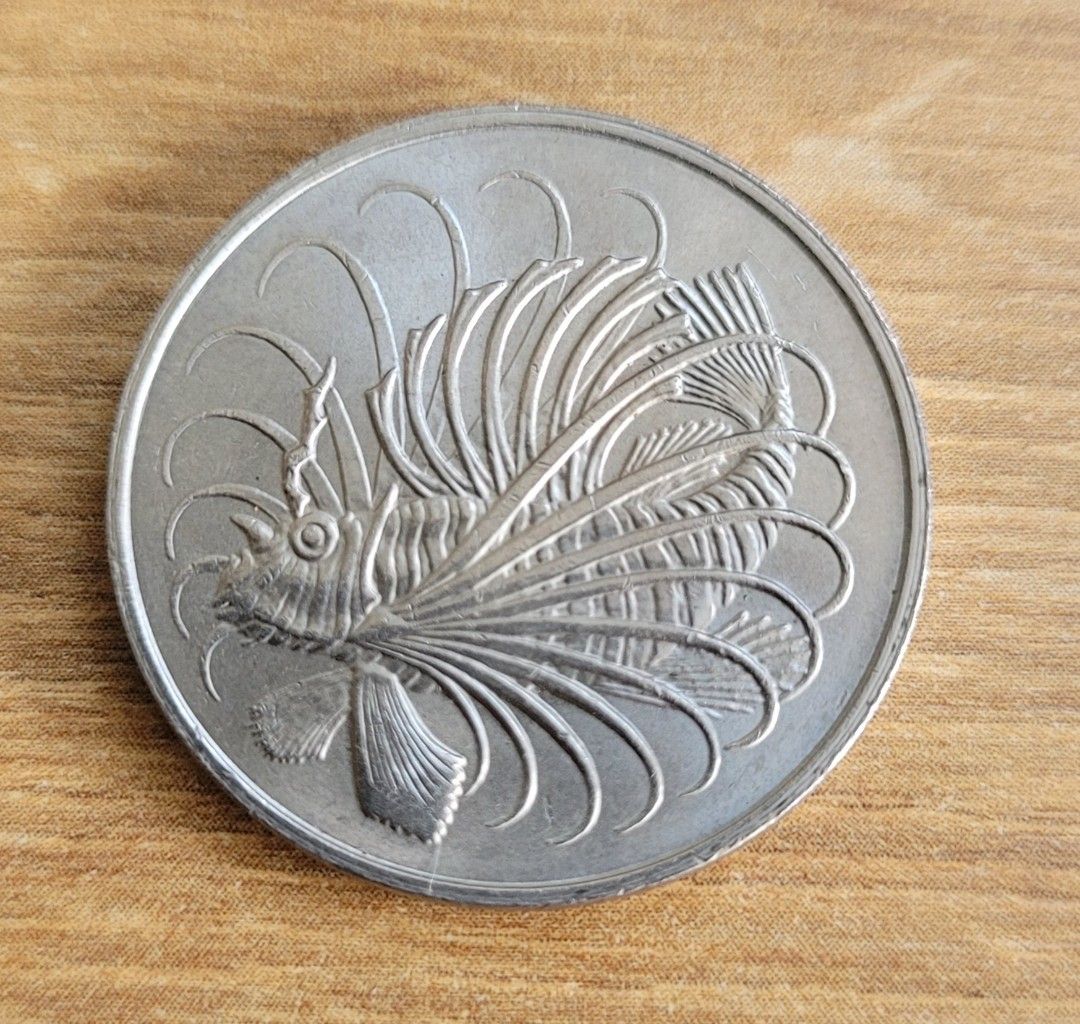 1980 Singapore 50 Cents Coin, Hobbies & Toys, Memorabilia ...