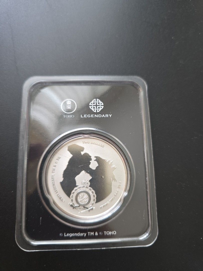 2021 Godzilla vs Kong Ultimate Titan 1oz silver Coin, Hobbies & Toys ...