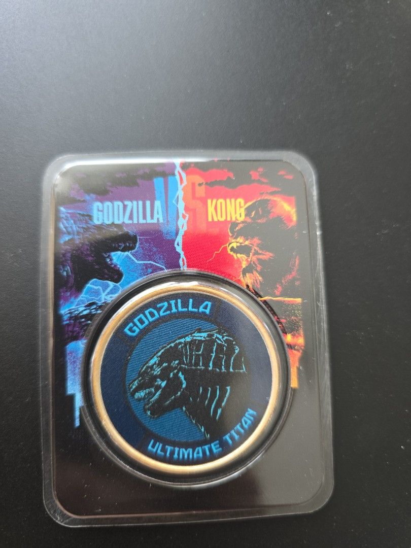 2021 Godzilla vs Kong Ultimate Titan 1oz silver Coin, Hobbies & Toys ...