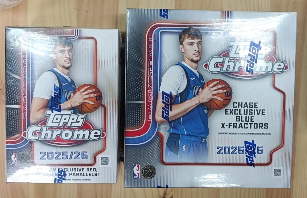 2025-26 Topps Basketball Chrome NBA boxes, Hobbies & Toys, Toys & Games ...