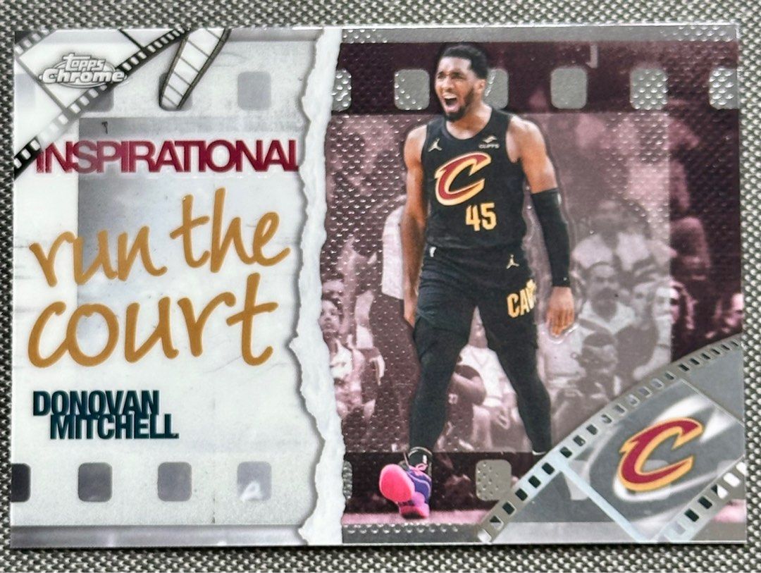 2025 NBA DONOVAN MITCHELL Topps Chrome Inspirational Insert, Hobbies ...