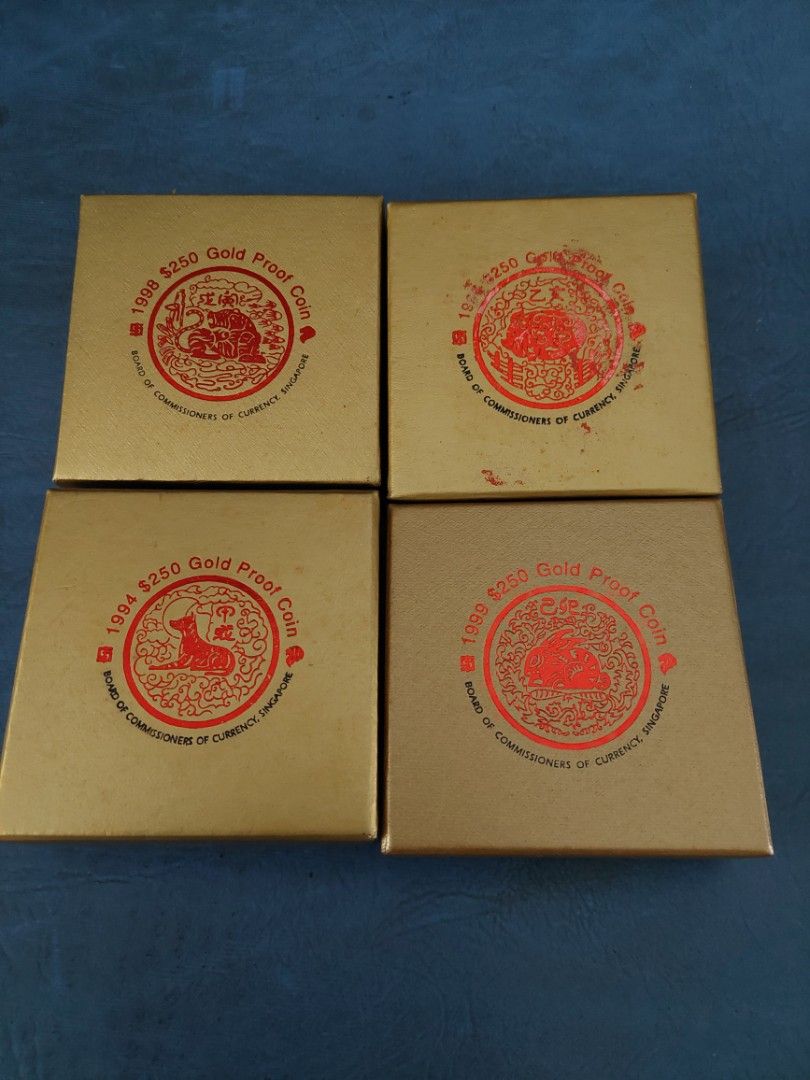 $250 Gold Coin Box Only, Hobbies & Toys, Memorabilia & Collectibles ...