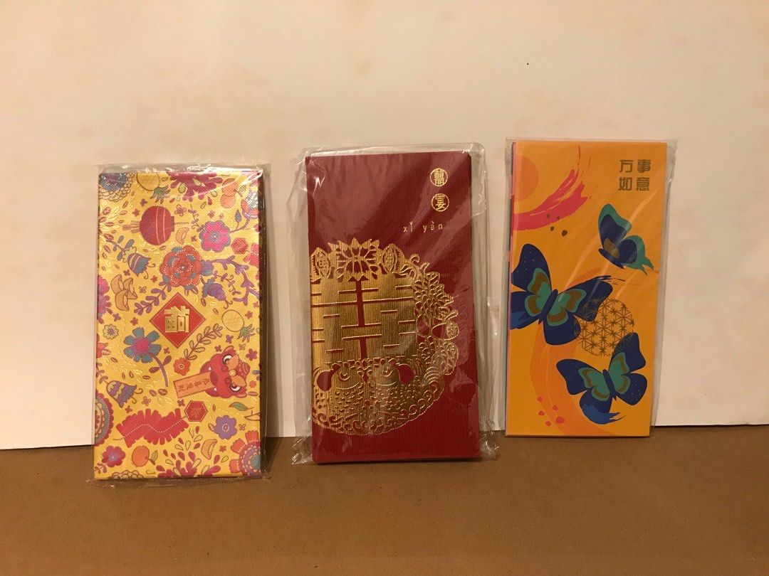 26 Red Packets ang bao CNY - Assorted, Hobbies & Toys, Occasions ...