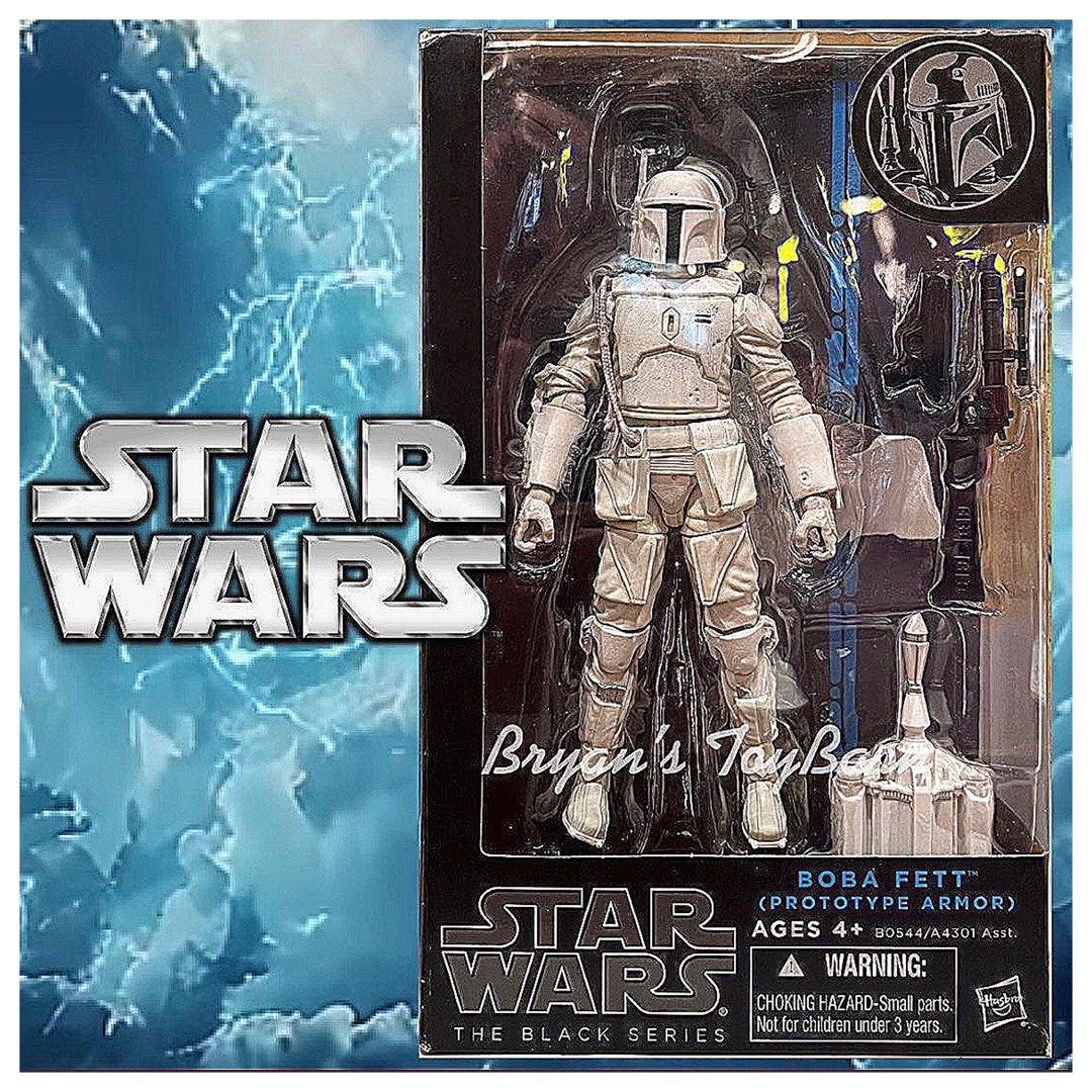 6 inch Star Wars Boba Fett (Prototype Armor) Black Series by Hasbro ...
