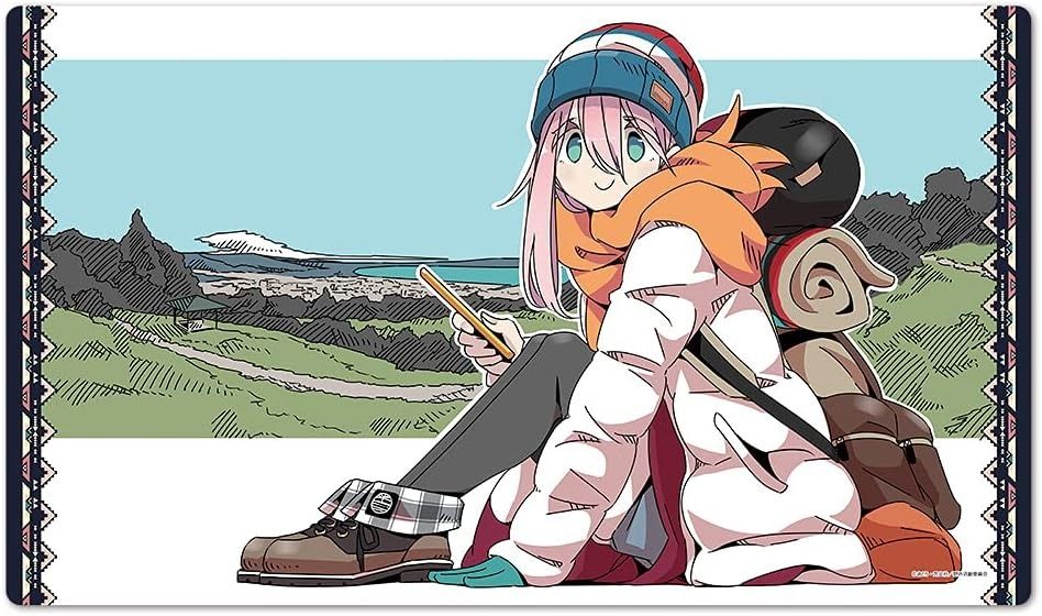 全新日版正版 電腦枱墊 3款選擇 600 × 350mm 志摩凜 各務原撫子 搖曳露營 Yurucamp Laid-Back Camp ...