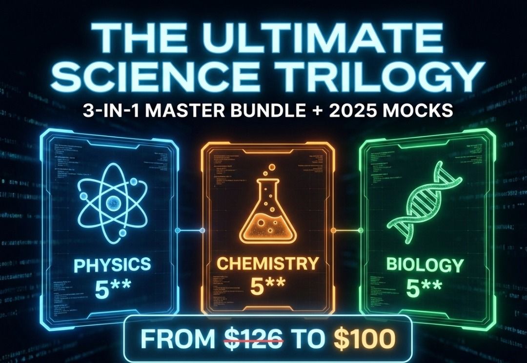 ⚡[理科全餐] DSE Phy Chem Bio 終極懶人包 | 3合1 5 筆記 + 2025 Mocks | 秒殺 MC 陷阱 | 勁慳 $60+ 🔥, 興趣及遊戲, 書本 & 文具 ...