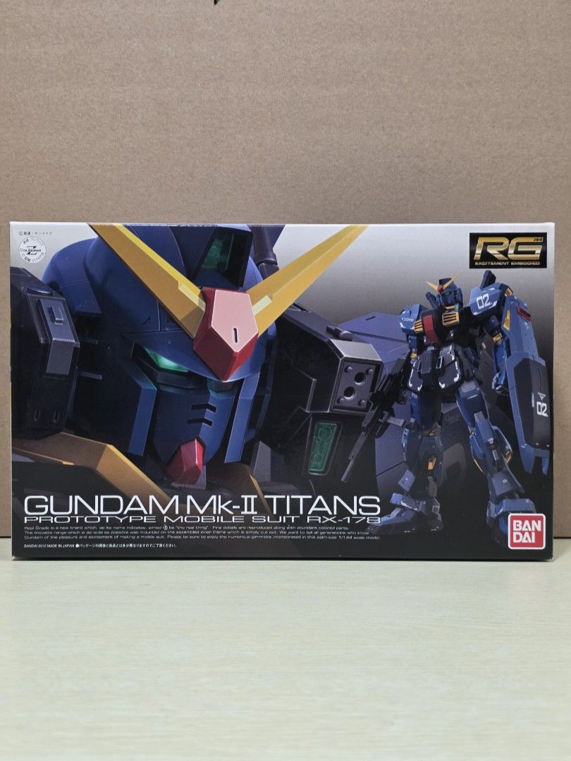 💥 紅標有盒底圖 RG 07 高達 MK-Ⅱ ( 泰坦斯 ) 模型 RX-178 Gundam Mark-Ⅱ Titans , 興趣及遊戲 ...