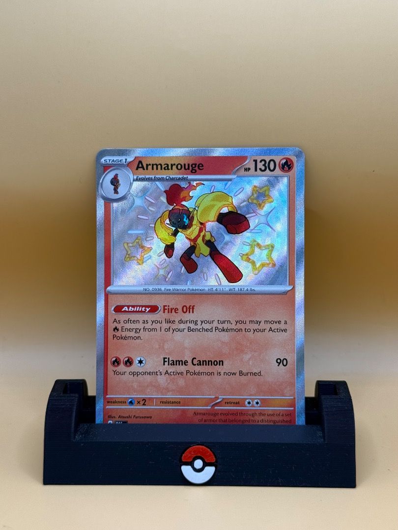 Shiny Rare | Armarouge 125/091 | Paldean Fates (PAF) | English | JR/PAF ...