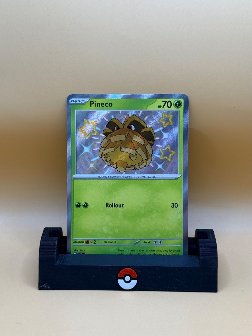 Shiny Rare | Pineco 099/091 | Paldean Fates (PAF) | English | JR/PAF ...