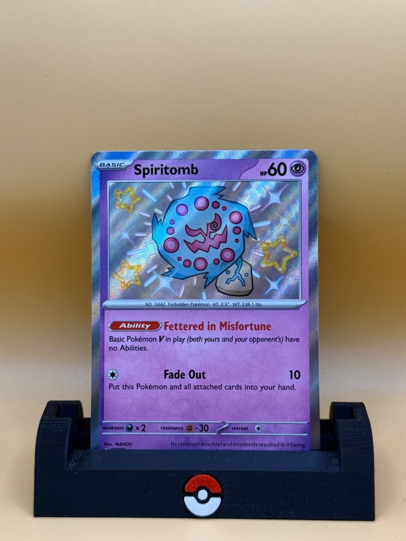 Shiny Rare | Spiritomb 157/091 | Paldean Fates (PAF) | English | JR/PAF ...