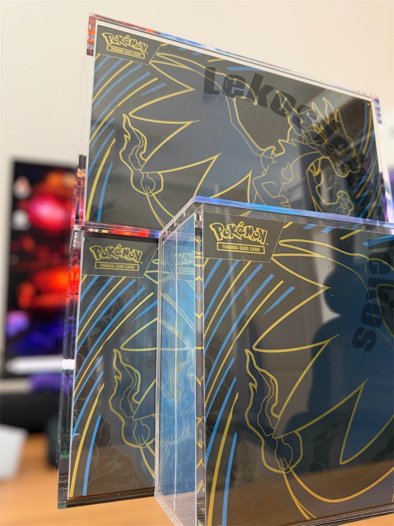 Phantasmal Flame Mega X Charizard UPC Acrylic Display Case (Thick) for ...