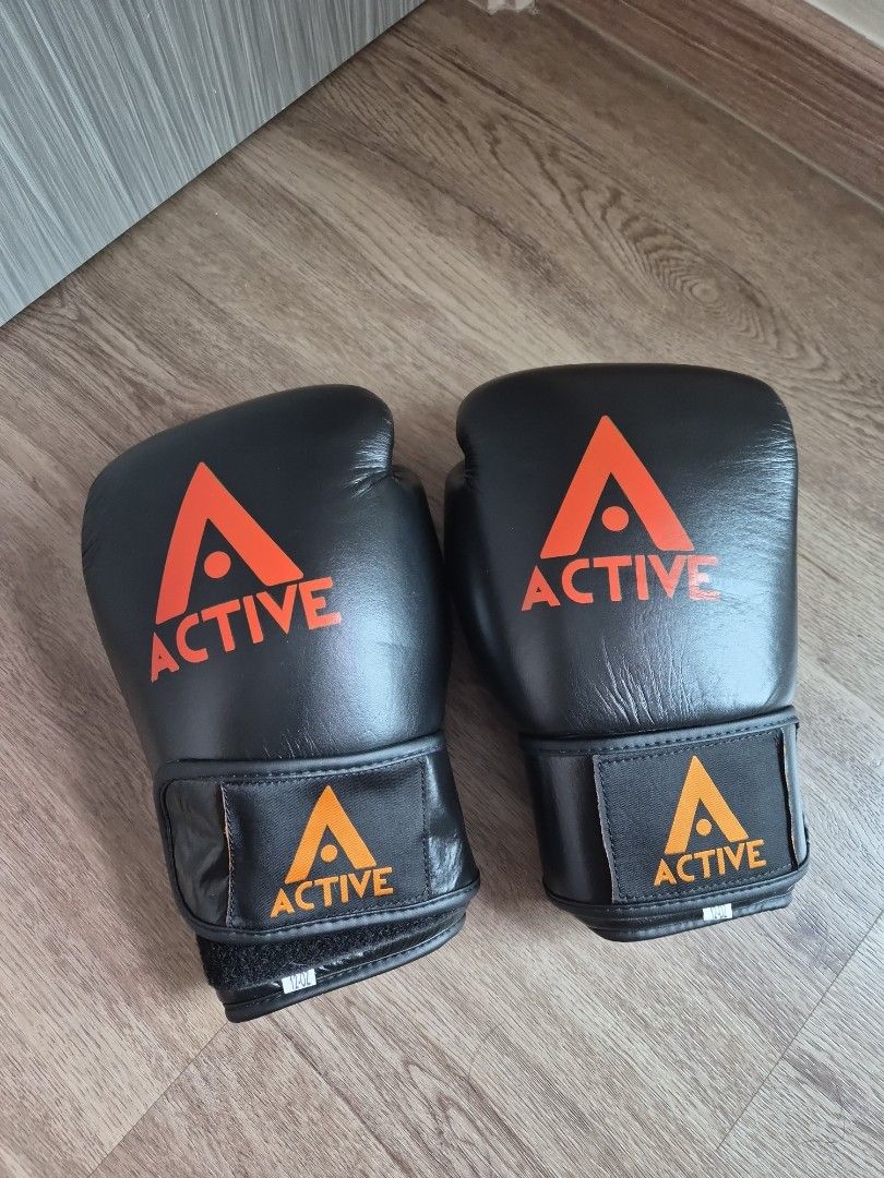 Active Boxing Gloves - Black - Women's Boxing Glove 12 Oz, Sports ...