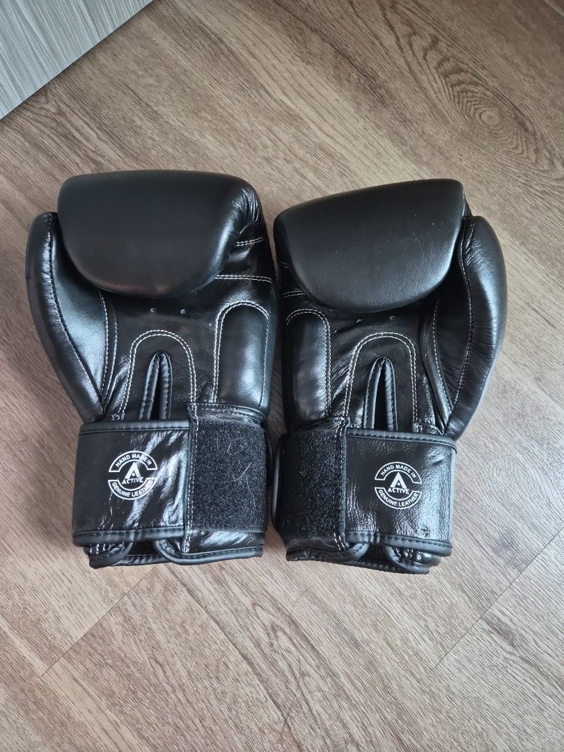 Active Boxing Gloves - Black - Women's Boxing Glove 12 Oz, Sports ...