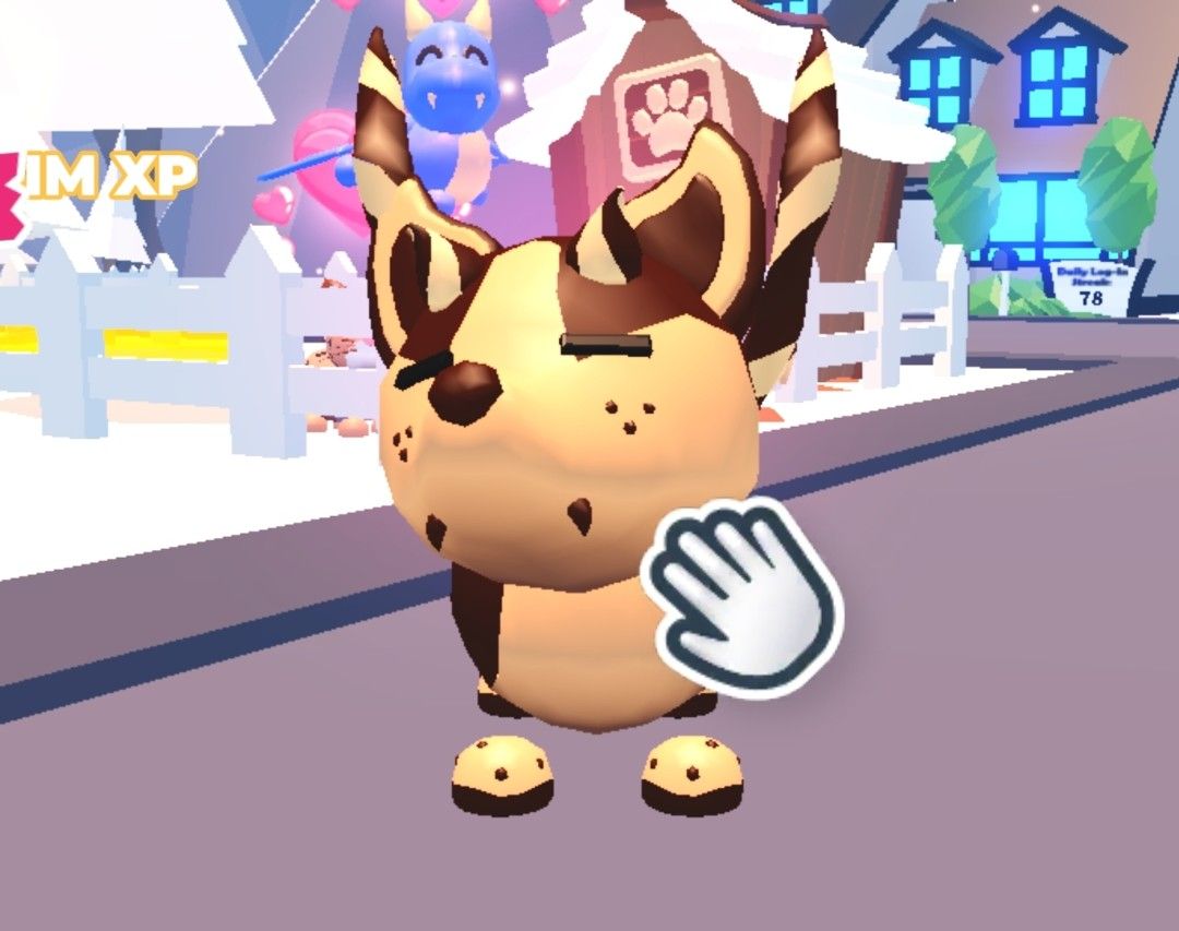 Adopt Me! Chocolate Chip Dragon FR, Video Gaming, Gaming Accessories ...