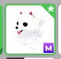 Adopt Me! Mega Samoyed, Video Gaming, Gaming Accessories, In-Game ...