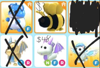 Adopt Me Roblox Cow Pets MFR, NFR, FR (I have more pets pls DM to ...