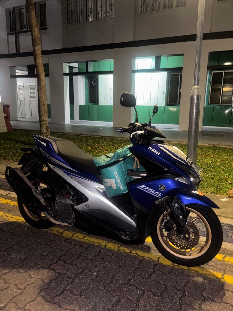 aerox v1 biru gp coverset wtt, Motorcycles, Motorcycle Accessories on ...