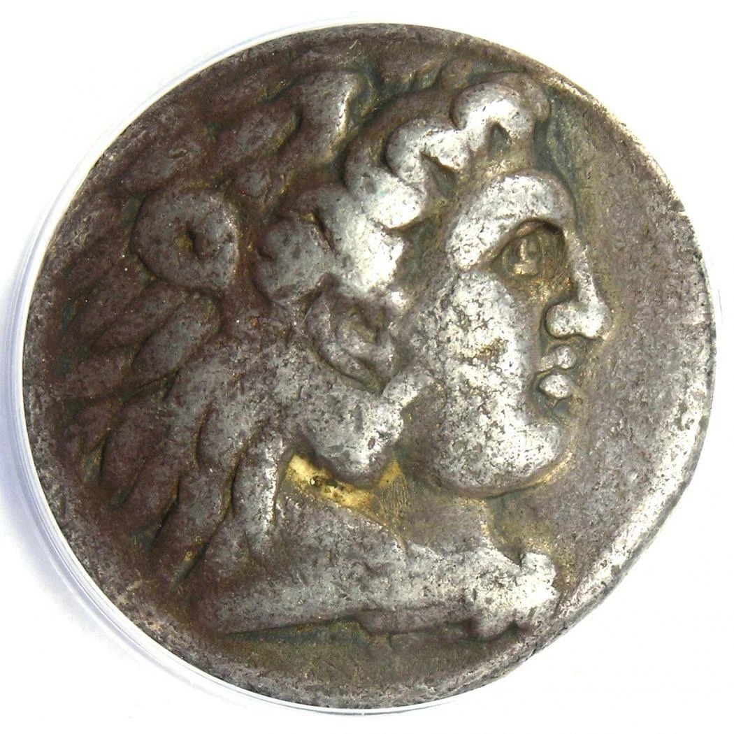 Alexander the Great III AR Tetradrachm Silver Coin 323-305 BC VF25 ...