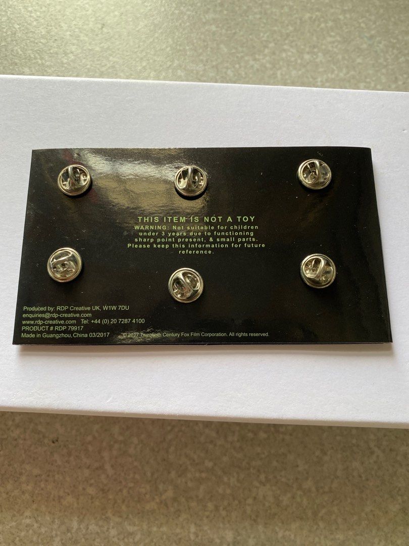 Alien: Covenant Pin Badges Set of 6, Hobbies & Toys, Memorabilia ...
